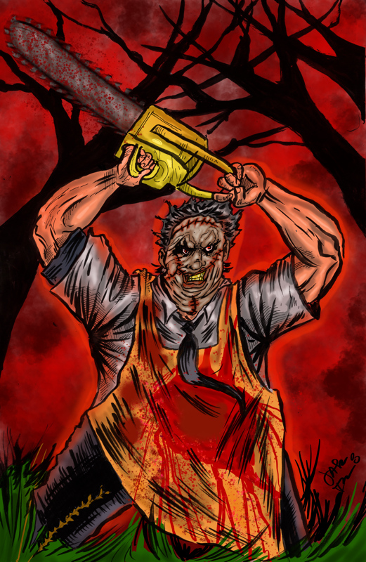 leatherface cartoon